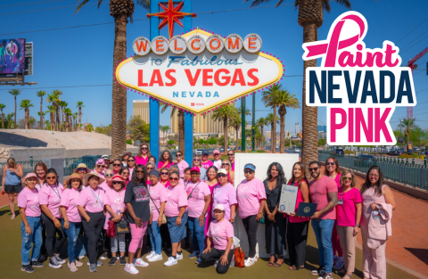 Welcome to Fabulous Las Vegas Sign to Glow Pink for Breast Cancer ...